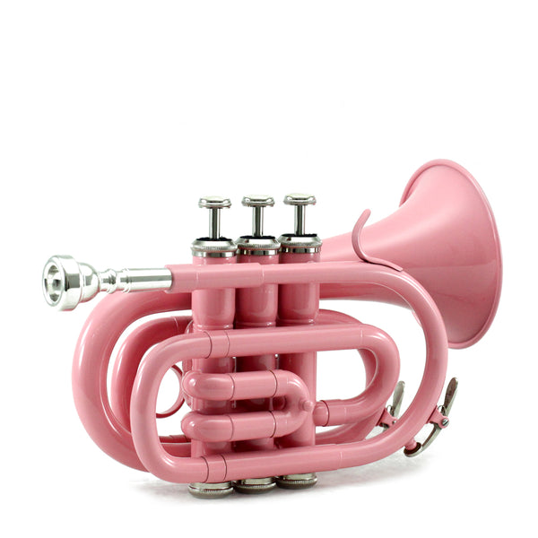 Sky Band Approved Pink Lacquer Plated Brass Bb Pocket Trumpet - Rosa ...